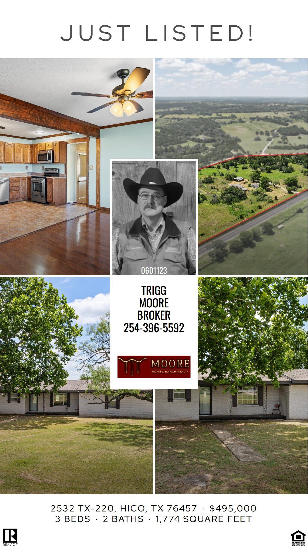 2532 TX-220, Hico, TX 76457