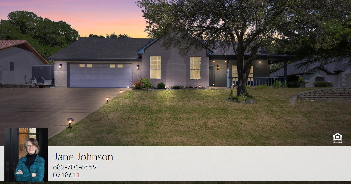 6510 Circo Dr, Granbury, TX 76049